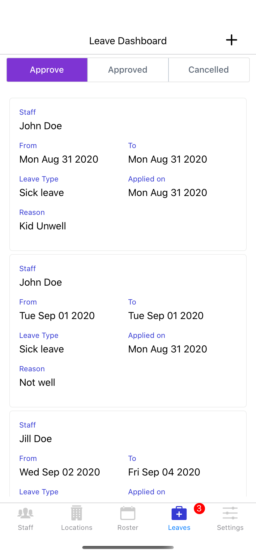 Get my Roster - Cloud Platform